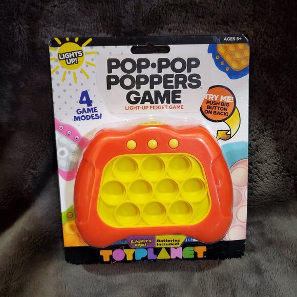 Toys | Toy Planet Pop It Game Light Up Fidget Sensory Toy Game ...